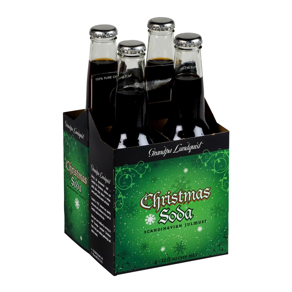 Grandpa Lundquist® Christmas Soda 12 oz Bottle 4/pk - Lars Own