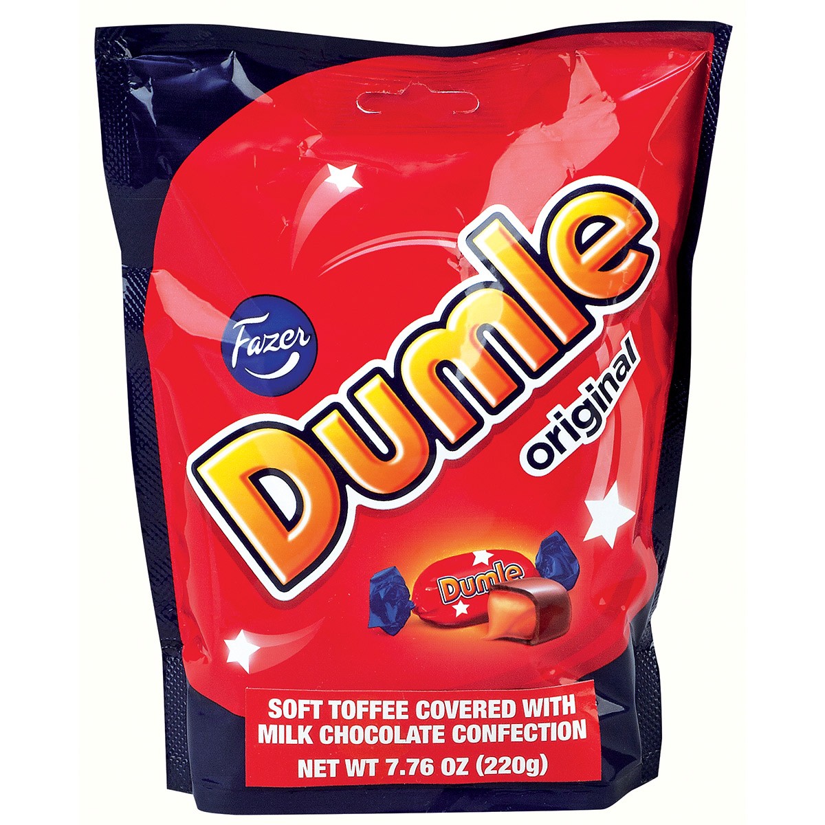 Fazer® Dumle Soft Toffee with Milk Chocolate Bag - Lars Own