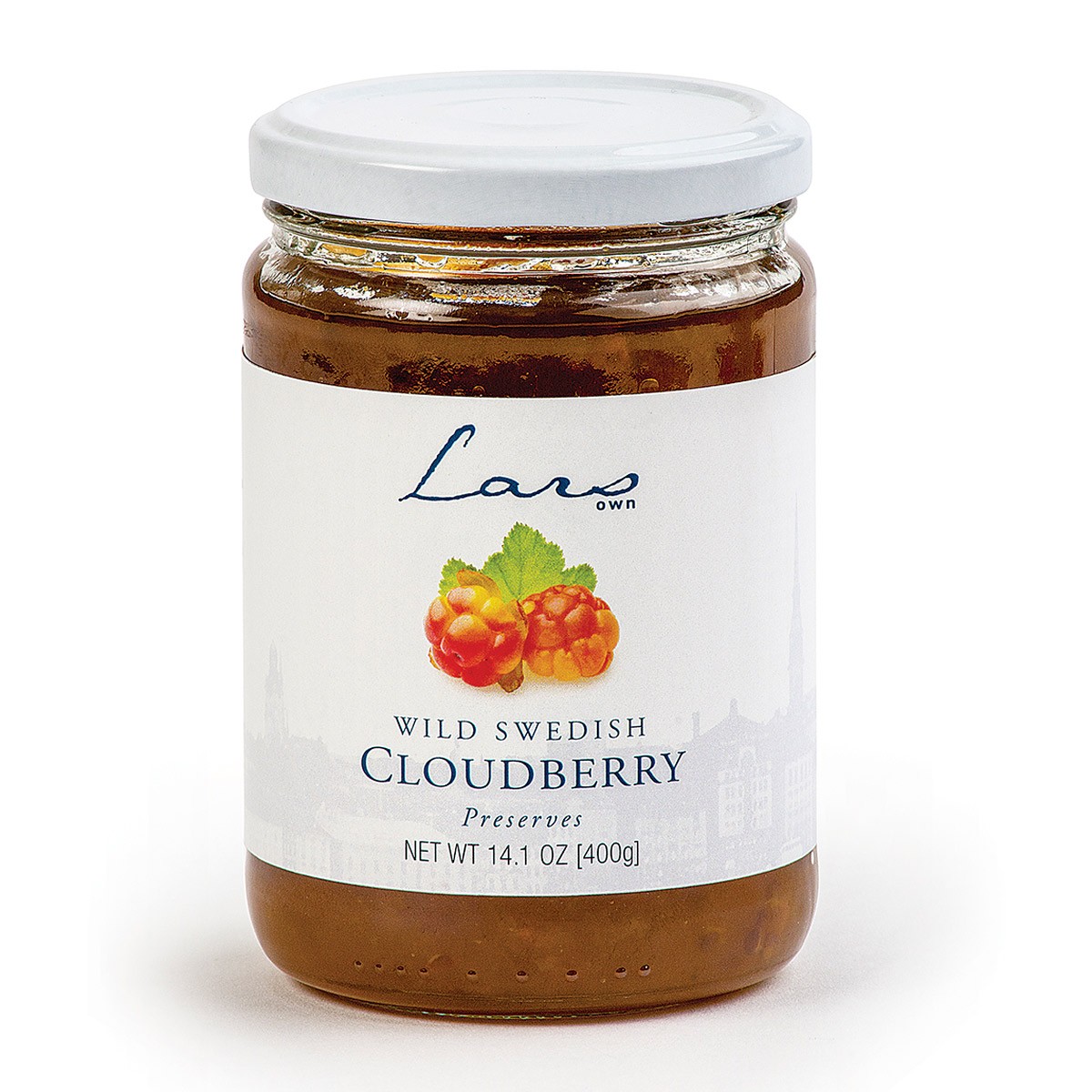 Wild Swedish Cloudberry Preserves Jar - Lars Own
