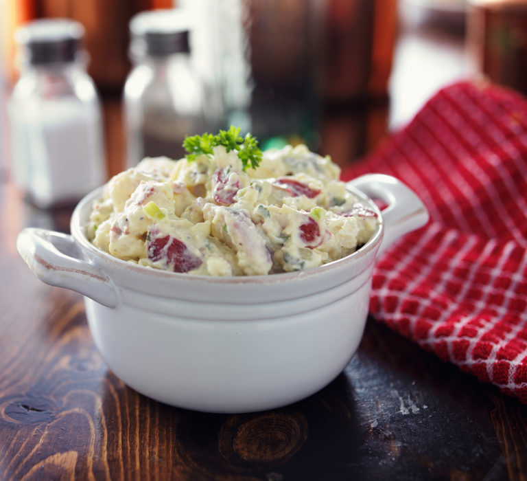 New Potato Salad with Mustard Dressing - Lars Own